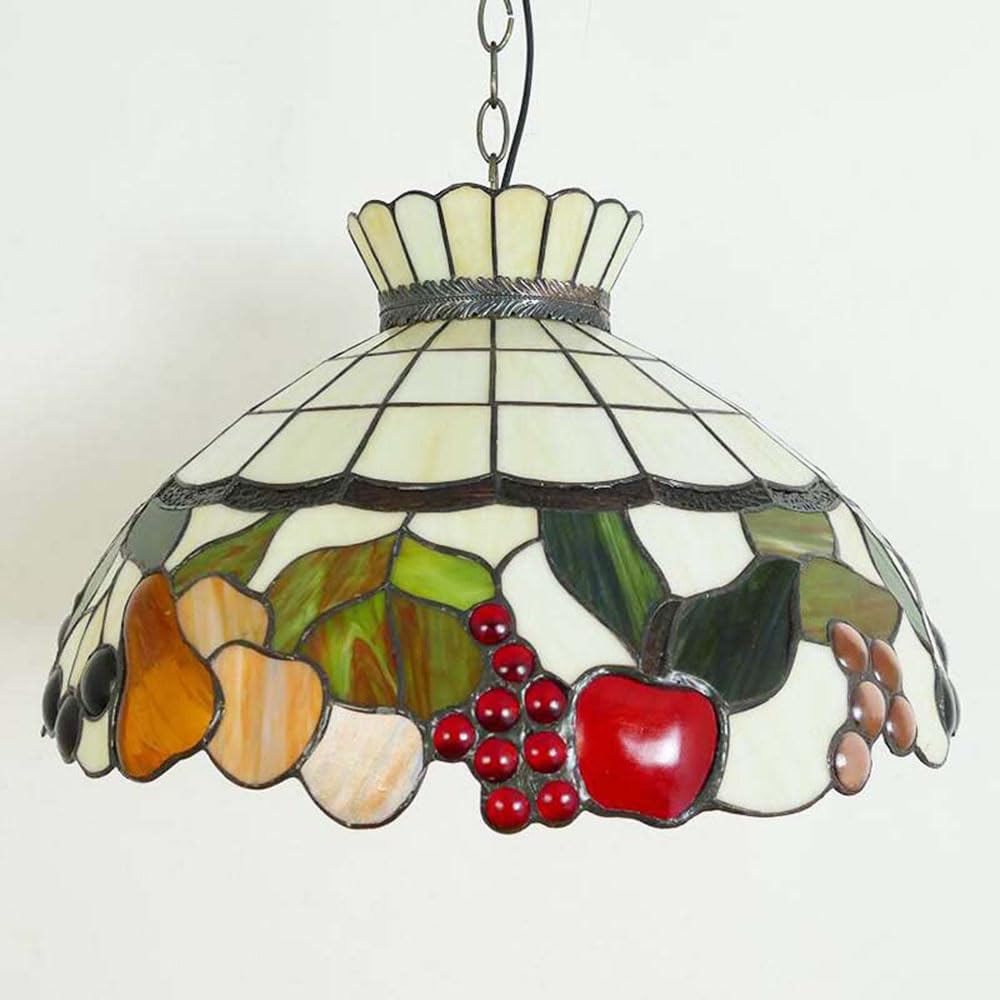 Tiffany Fruit Pendant Lighting Fixtures FSLIVING Tiffany Style Pendant