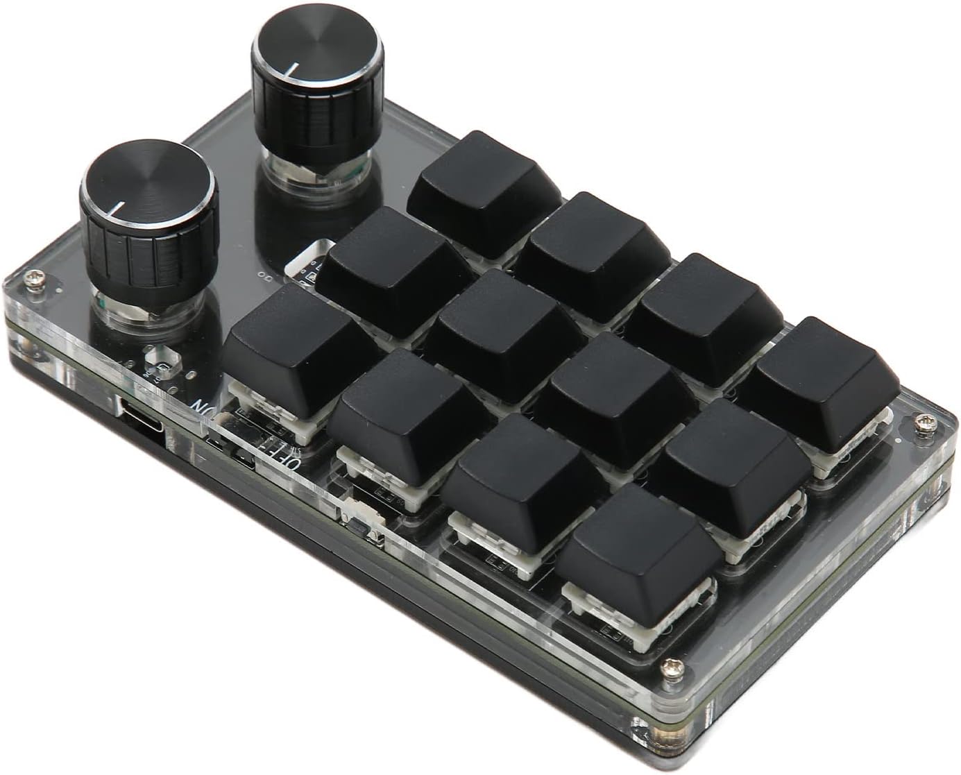 One Handed Macro Mechanical Keyboard, Mini Bluetooth Programmable ...