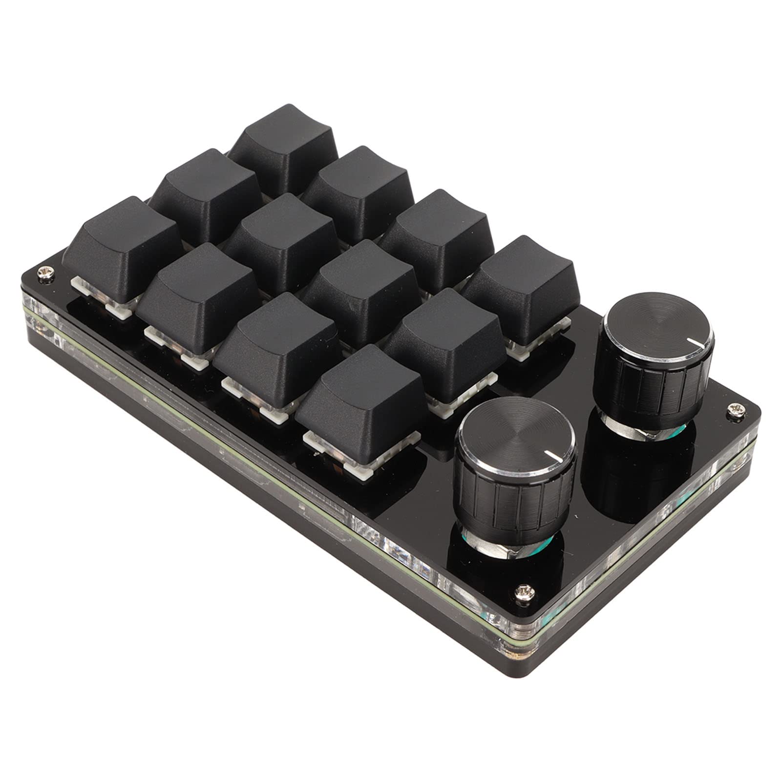 Buy Programmable Macro Keyboard, 12 Keys 2 Knobs RGB Small Programmable ...