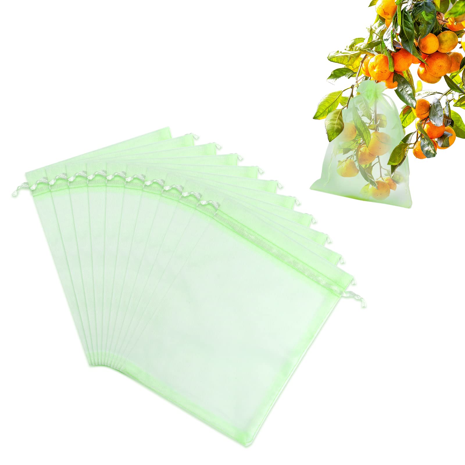 50pcs Fruit Protection Bags 7 9x11 8inch Drawstring Fruit Bags ...