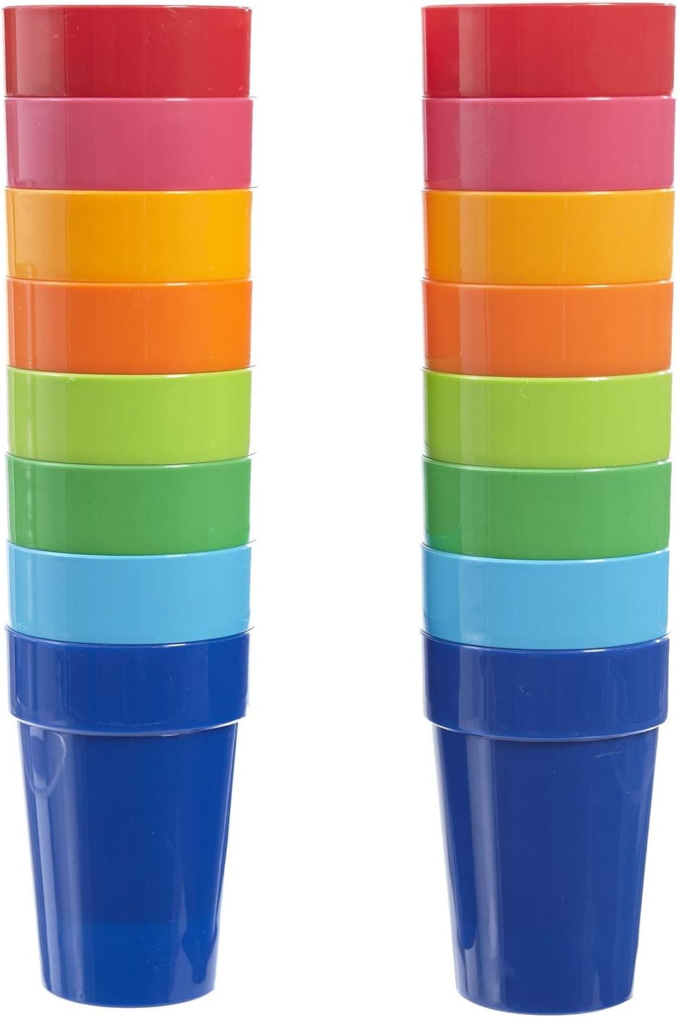 Amazon.com | Muulaii Set of 12 Kids Plastic Cups- 8 oz Children ...
