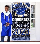 Amazon.com: 2023 Graduations Decorations - Red and Blue Class of 2023 ...