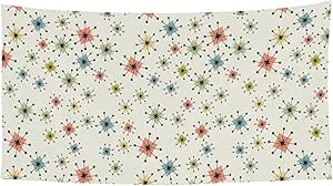 Amazon.com: Atomic Stars Pattern Print Birthday Backdrop Party Banner ...