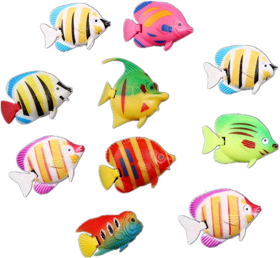 Amazon.com: Alipis Ocean Decor 10pcs Plastic Artificial Fish Tiny Fake ...