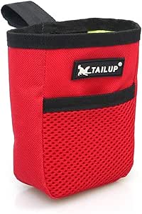 Amazon | HelloGO トリーツポーチ ウエストポーチ 犬用訓練ポーチ ペット用餌ポーチ ウエストポーチ シンプル 餌入れ ペット用品 散歩用 外出用（レッド） | HelloGO ...