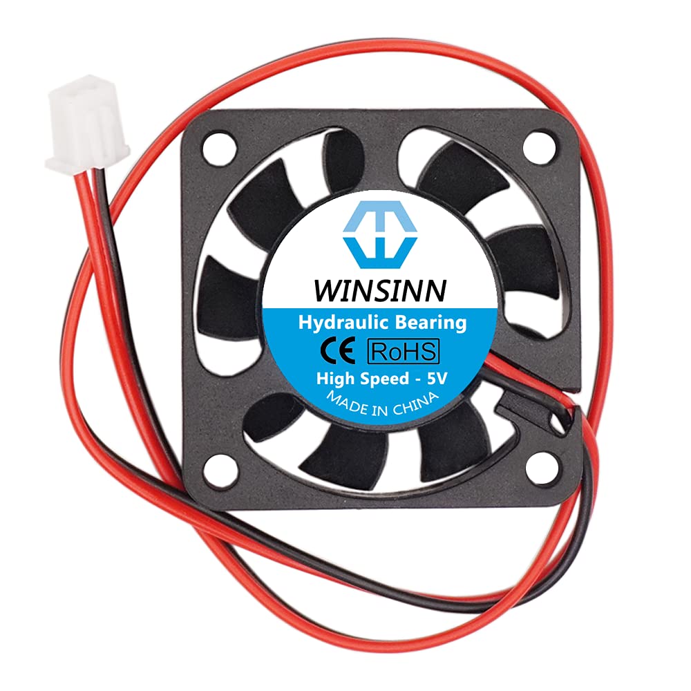 WINSINN 40mm Fan 5V, 3D Printer Micro 5 Volt Fans 4010 Hydraulic ...