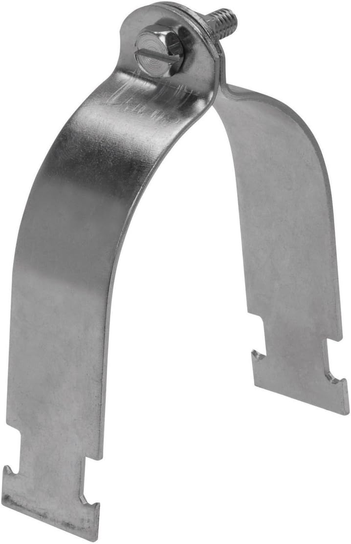 uxcell 4-31/64" EMT Strut Clamps Steel for Rigid Conduit and Pipe 4Pcs ...