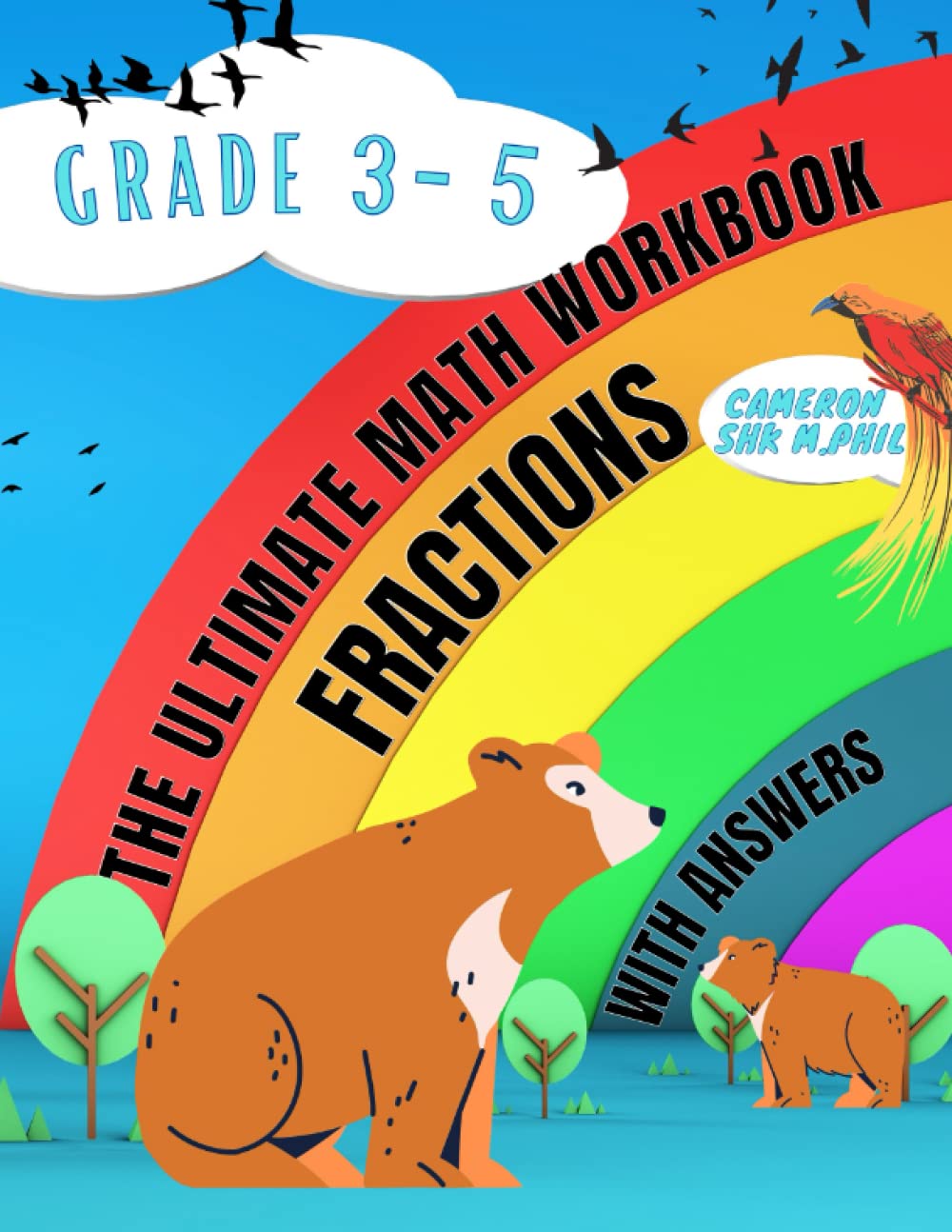 Buy The Ultimate Math Workbook of Fractions for Grade 3, Grade 4 and ...