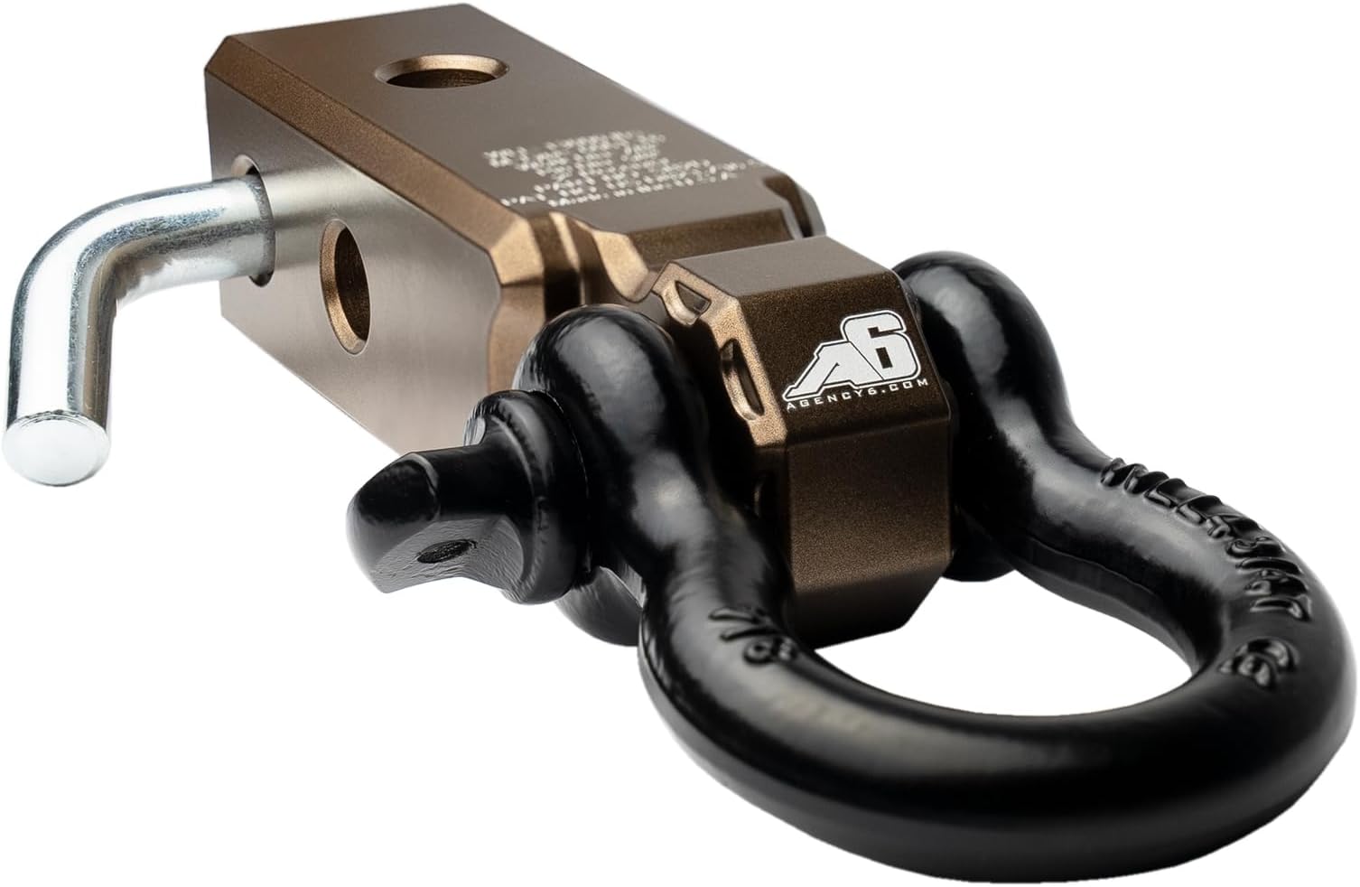 Amazon.com: Agency 6 Recovery Shackle Block Assembly 2.5 INCH Double ...