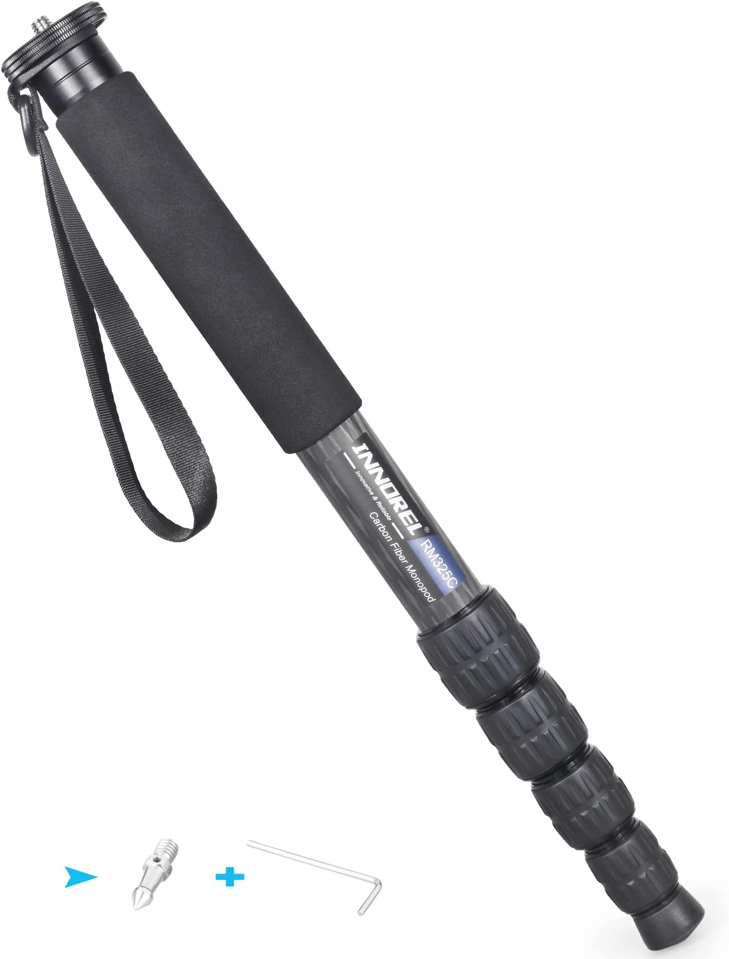 Amazon.com : IFOOTAGE Cobra 3 Carbon Fiber Monopod with Pedal, 71 ...