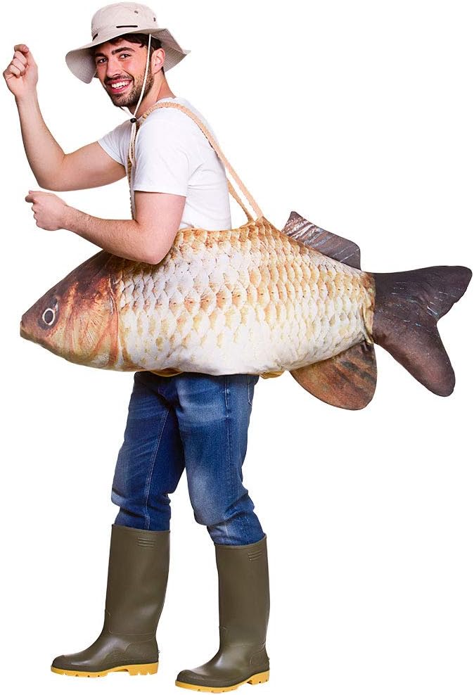 Wicked Costumes Adult Catch of the Day Fish Fancy Dress Costume - One ...