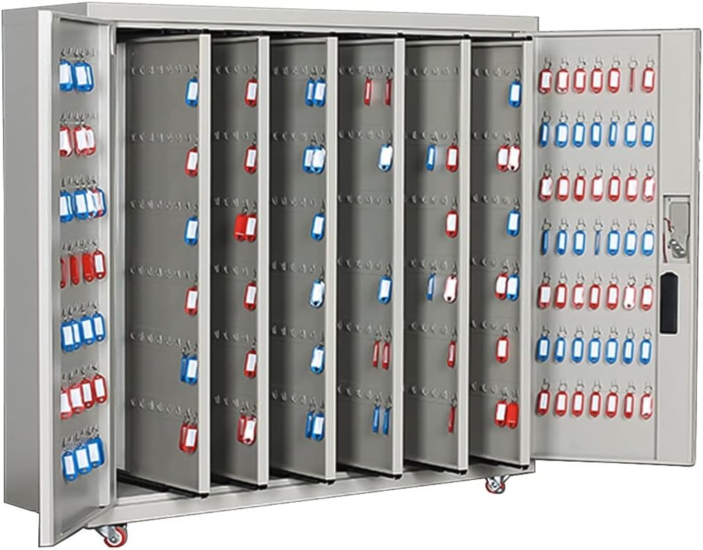 Amazon.com: 700 Position Key Cabinet Box, high-Capacity on Wheels ...