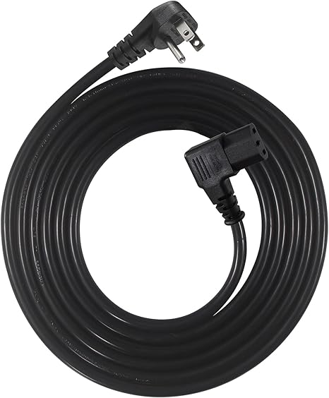 Amazon.com: 90 Degree Computer Power Cord - 10FT Flat Low Profile ...