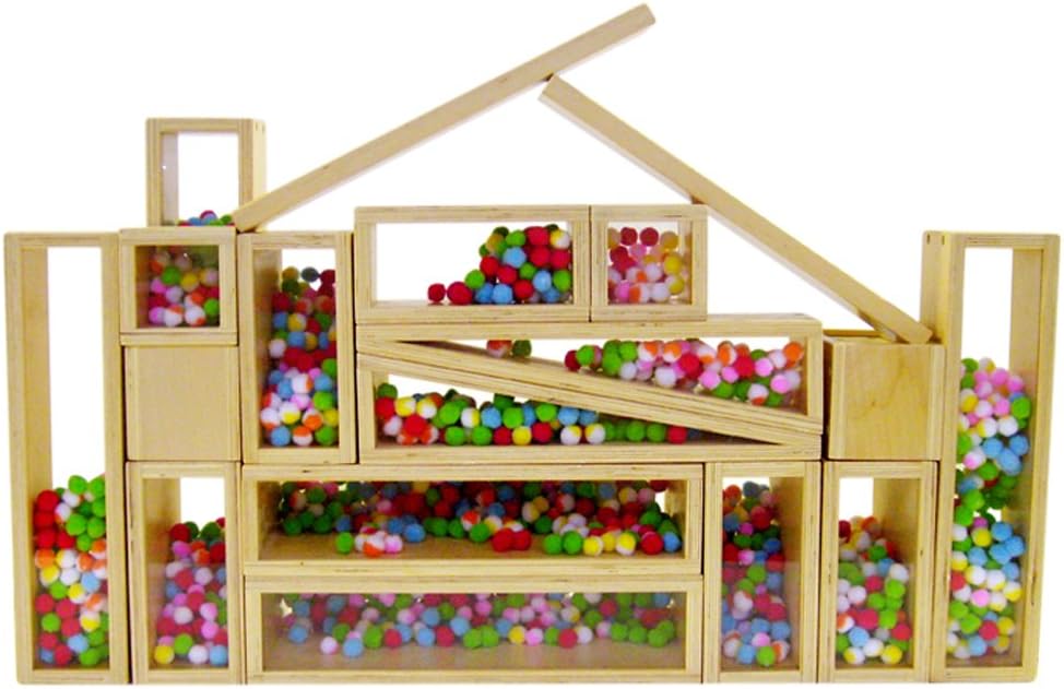 Amazon.com: A+ ChildSupply Blocks with Moving Colors - 19 pieces : Toys ...