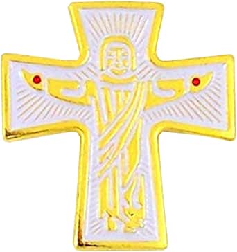 Amazon.com: Religious Risen Christ Cross Lapel Pin, 1 Inch, Pack of 25 ...