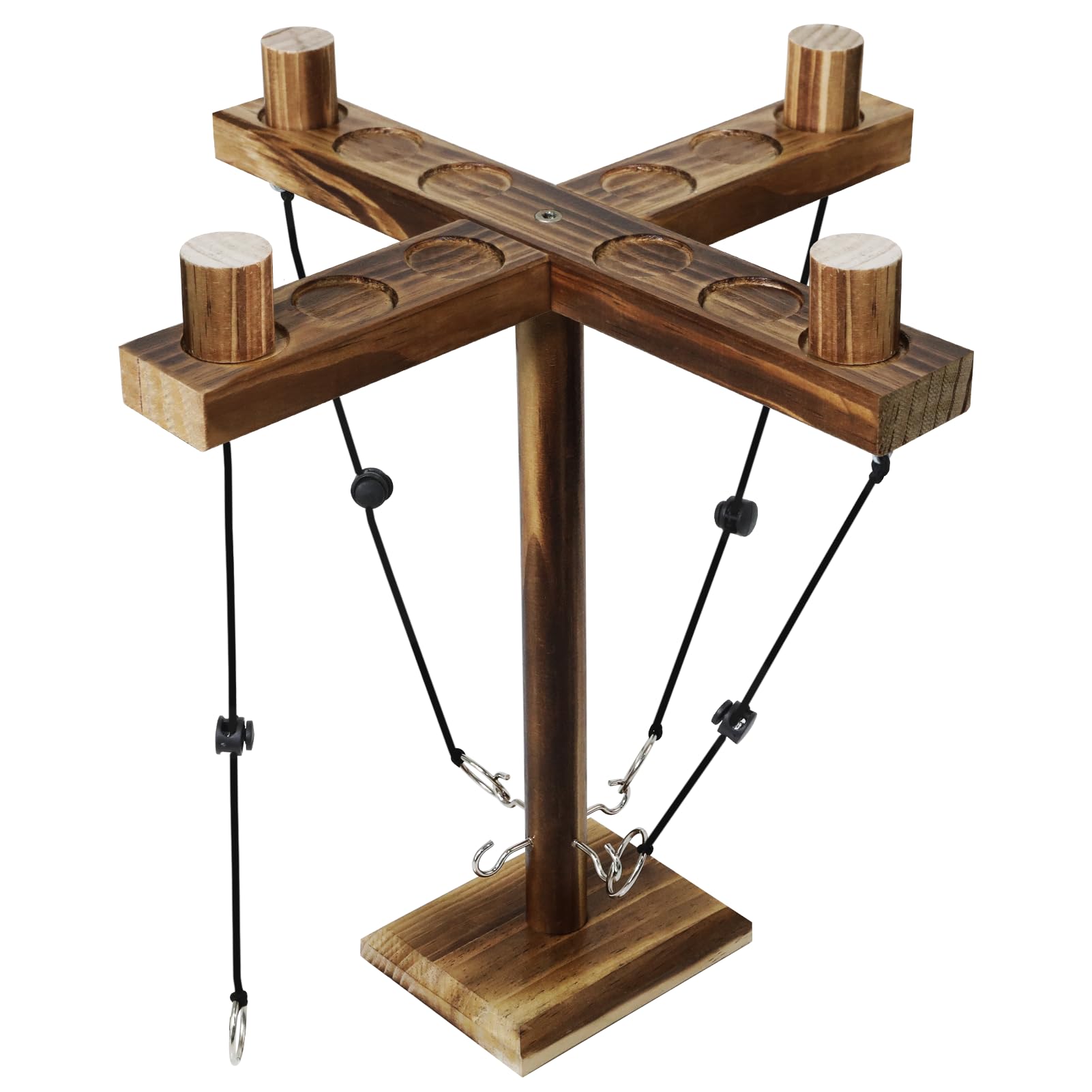 SOARFLY Hooks Ring Toss Game, Four People Toss Hook Throwing ...
