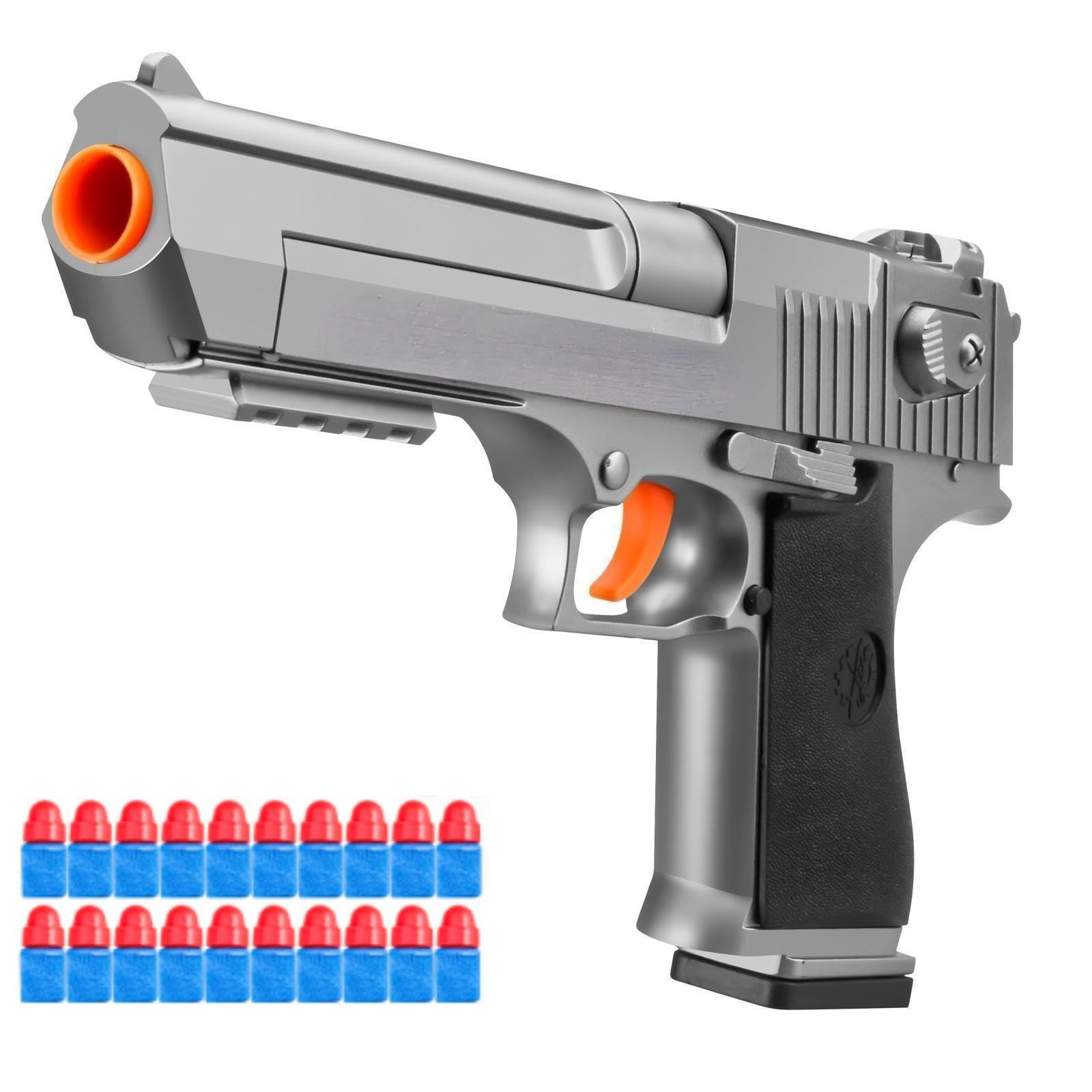 Buy Manual Shell ejecting Pistol Soft Bullet Pellet Toy Ball Blasters ...