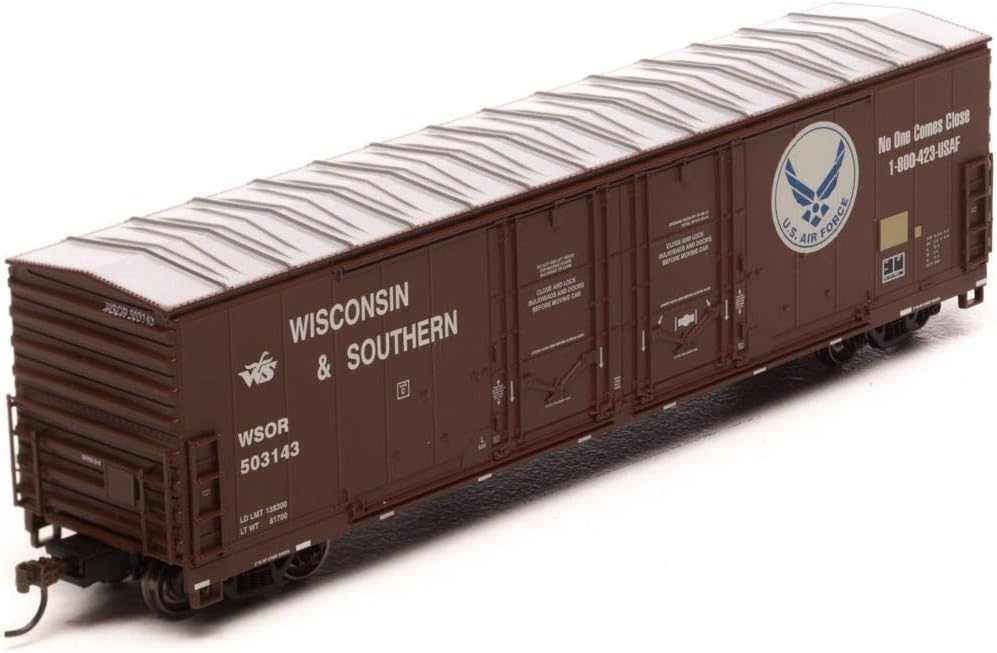Amazon.com: Athearn HO RTR 50' DD Plug Box, WSOR/USAF : Arts, Crafts ...