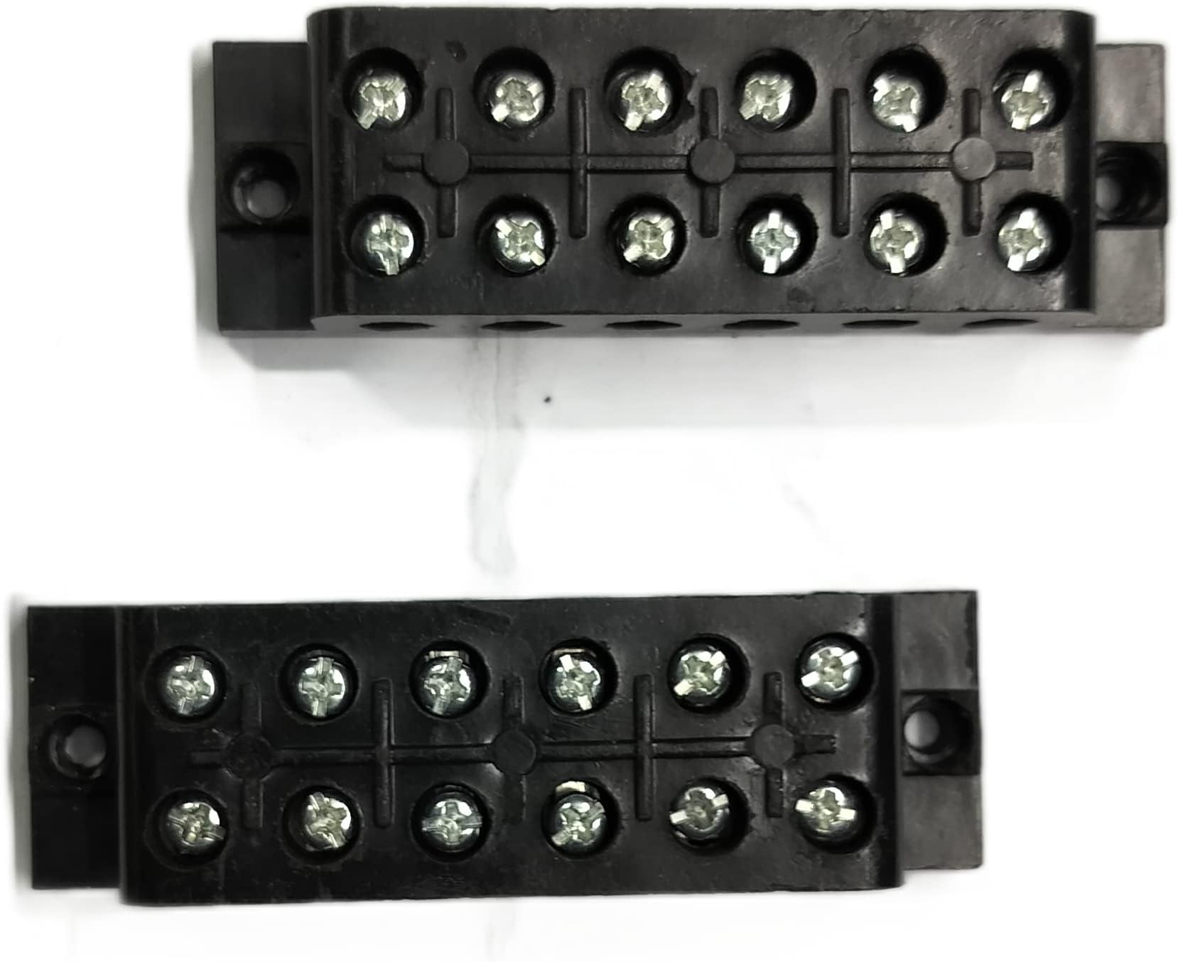 Control Panel 30A 6 Way Bakelite Connector Strip Double Row Barrier ...
