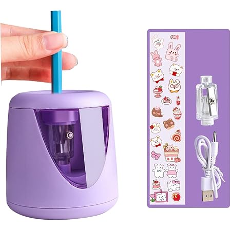 Amazon.com : tenwin Portable Electric Pencil Sharpener, Pencil ...