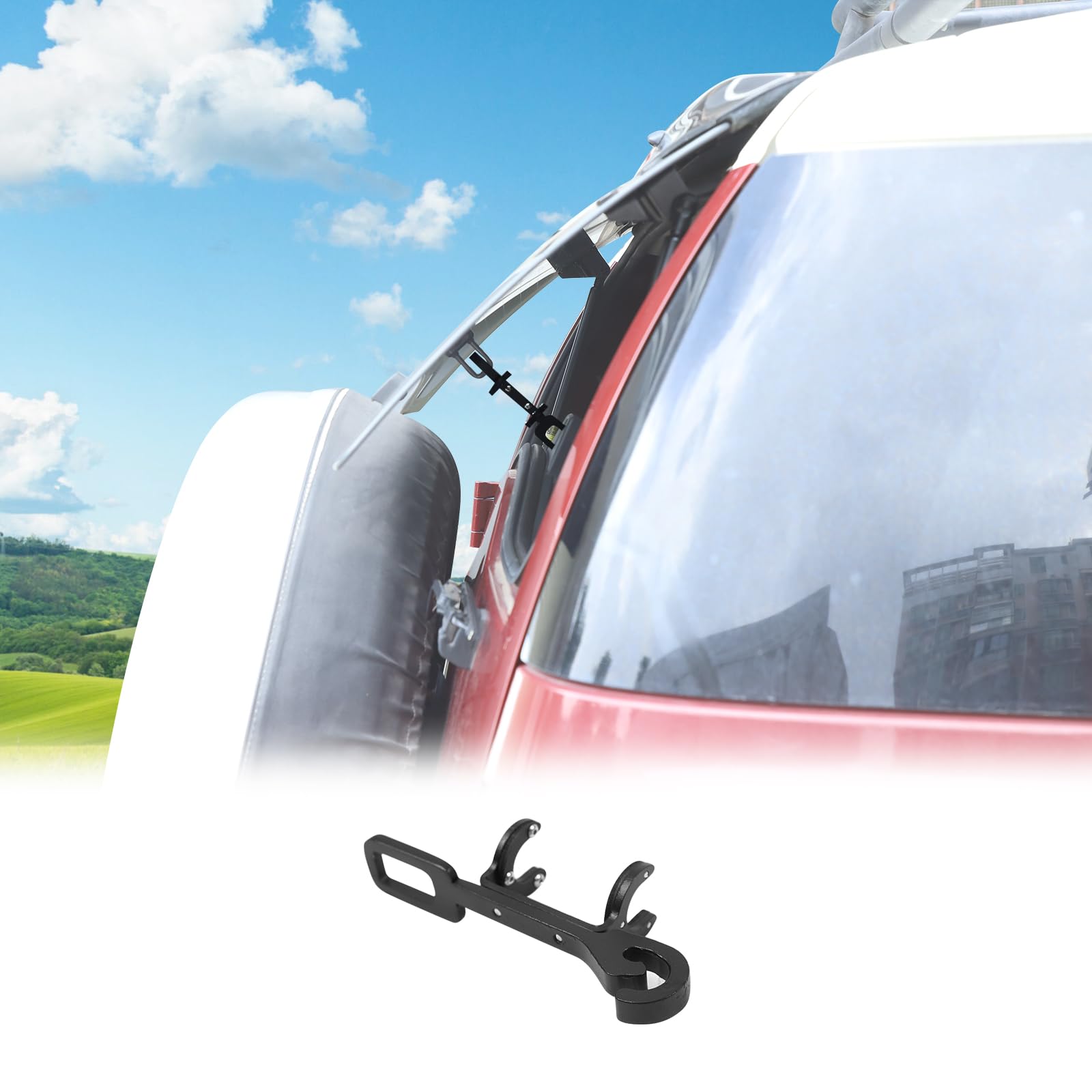 Amazon.com: Tailgate Window Gap Bracket Compatible with Toyota FJ ...