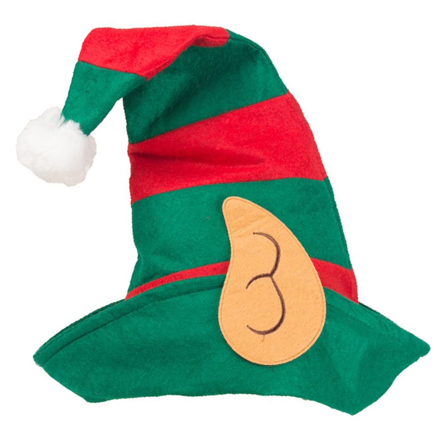 Amazon.com: Zhzrche Christmas Elf Hat Santa Hat Holiday Party Hats with ...