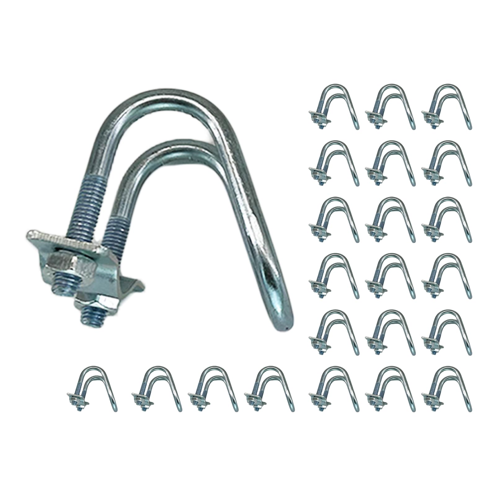 Snapklik.com : 24 PCS 1"x1" OD Cross-Connector Vertical Pipe Clip, U ...