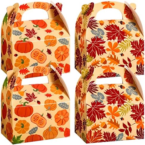 Amazon.com: Fall Party Candy Boxes Thanksgiving Party Treat Boxes ...