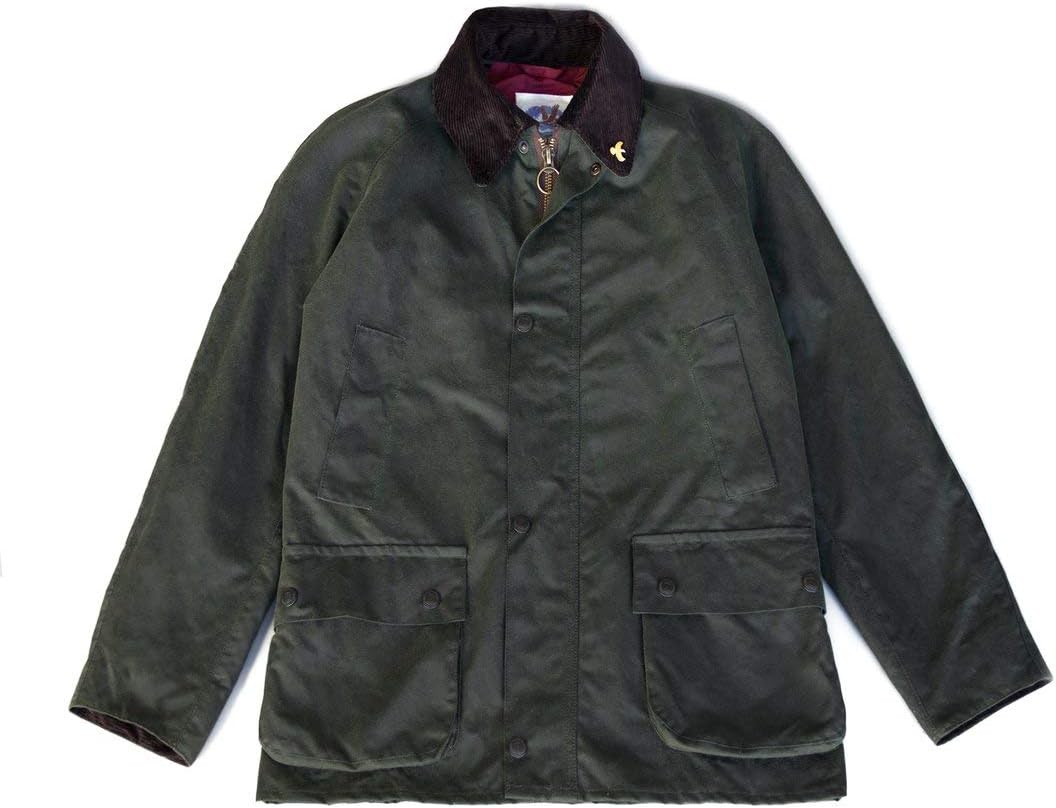 John Partridge Landowner Wax Walking Jacket, Sage (Large) at Amazon Men ...