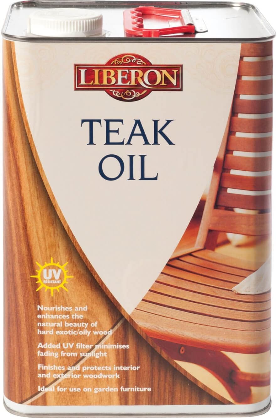 Liberon DOTE5L 5L Decking Oil Teak : Amazon.co.uk: DIY & Tools