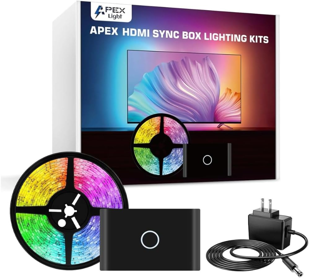 CPLID USB TV Backlight LED Strip Lights Kit for 24 to 60 inches Smart ...