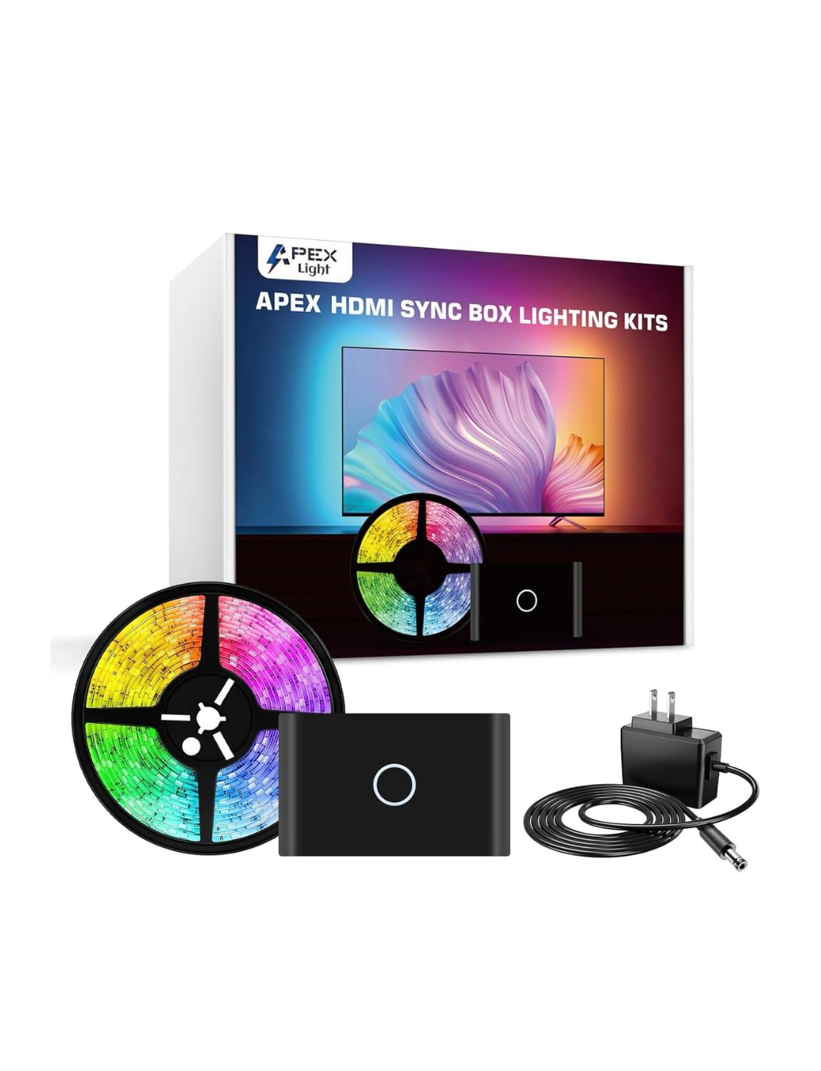 Buy APEX LIGHT Apex Hdmi Sync Tv Led Backlight for All Tv Sizes (Upto ...