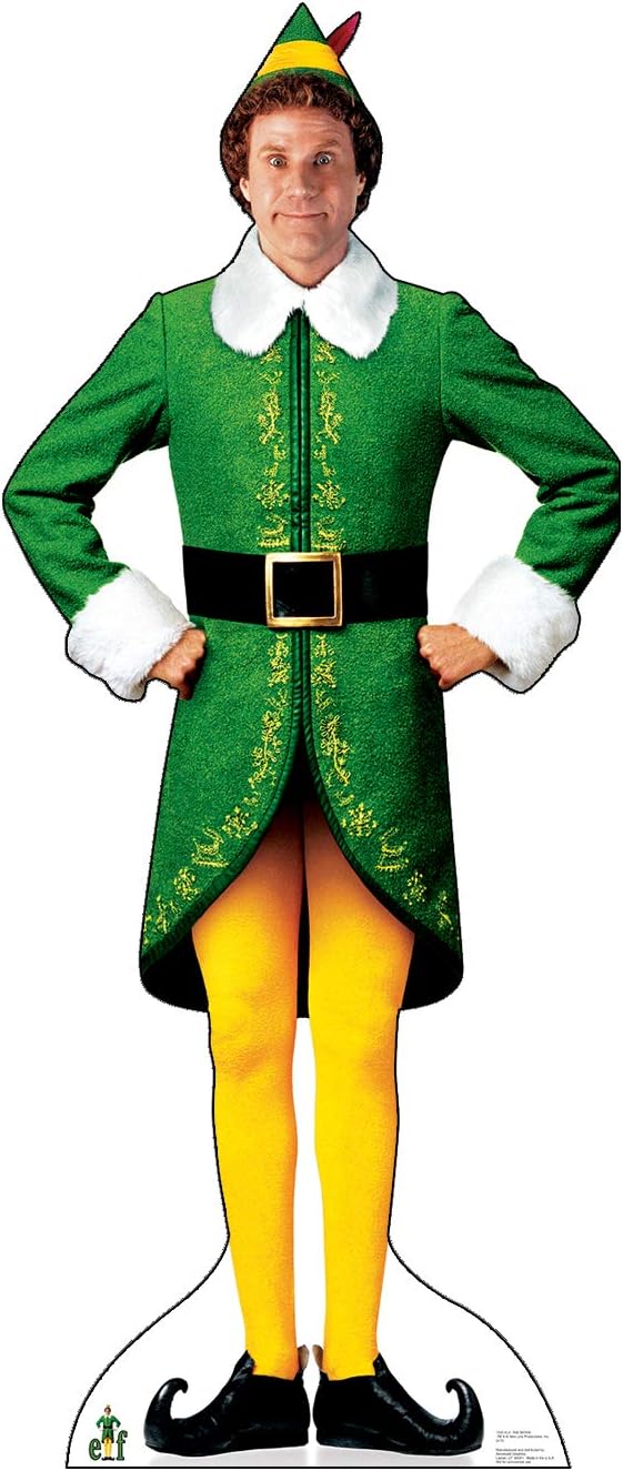 Advanced Graphics Elf Movie Elf Lifesize Wall Decor Cardboard Standup ...