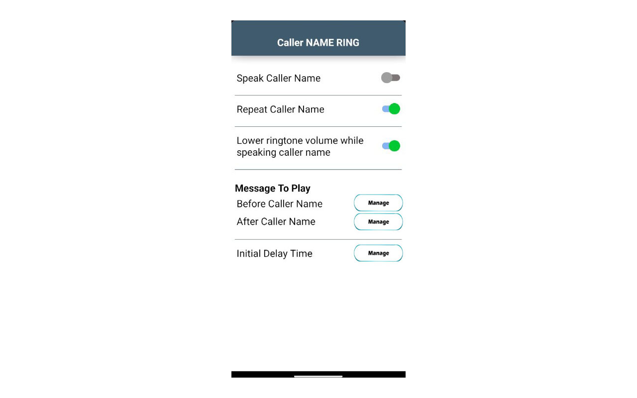 caller name ring announcer speaker - App on Amazon Appstore