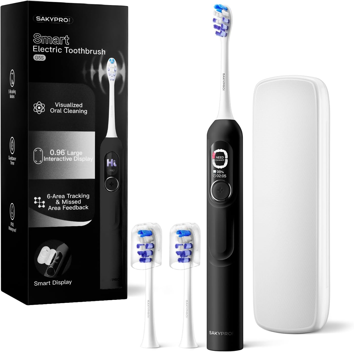 Amazon.com: Laifen Wave Electric Toothbrush, Oscillation & Vibration ...