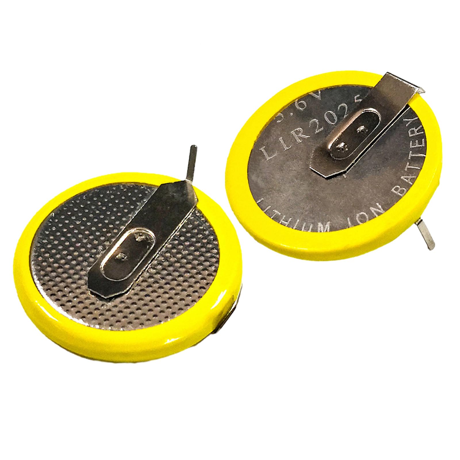 Nycemakeup 2pcs Lir2025 Rechargeable 3 6v Lithium Button Batteries Coin ...