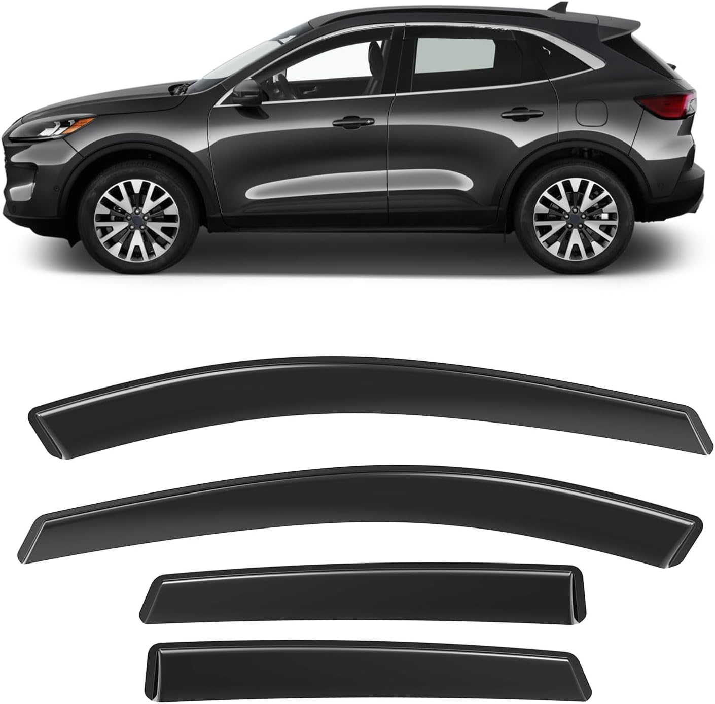 Amazon.com: ACLONG Window Rain Guard for Ford Escape 2020 2021 2022 ...