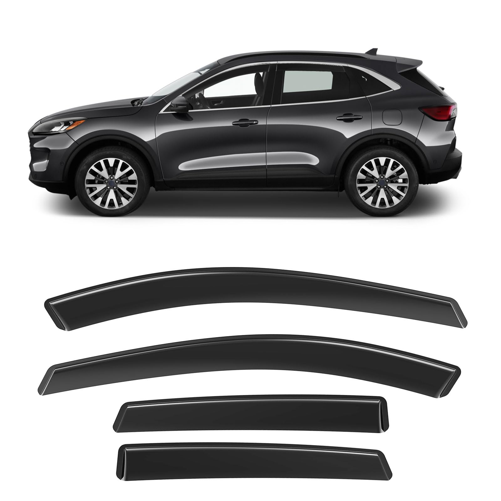 Snapklik.com : ACLONG Window Rain Guard For Ford Escape 2020 2021 2022 ...