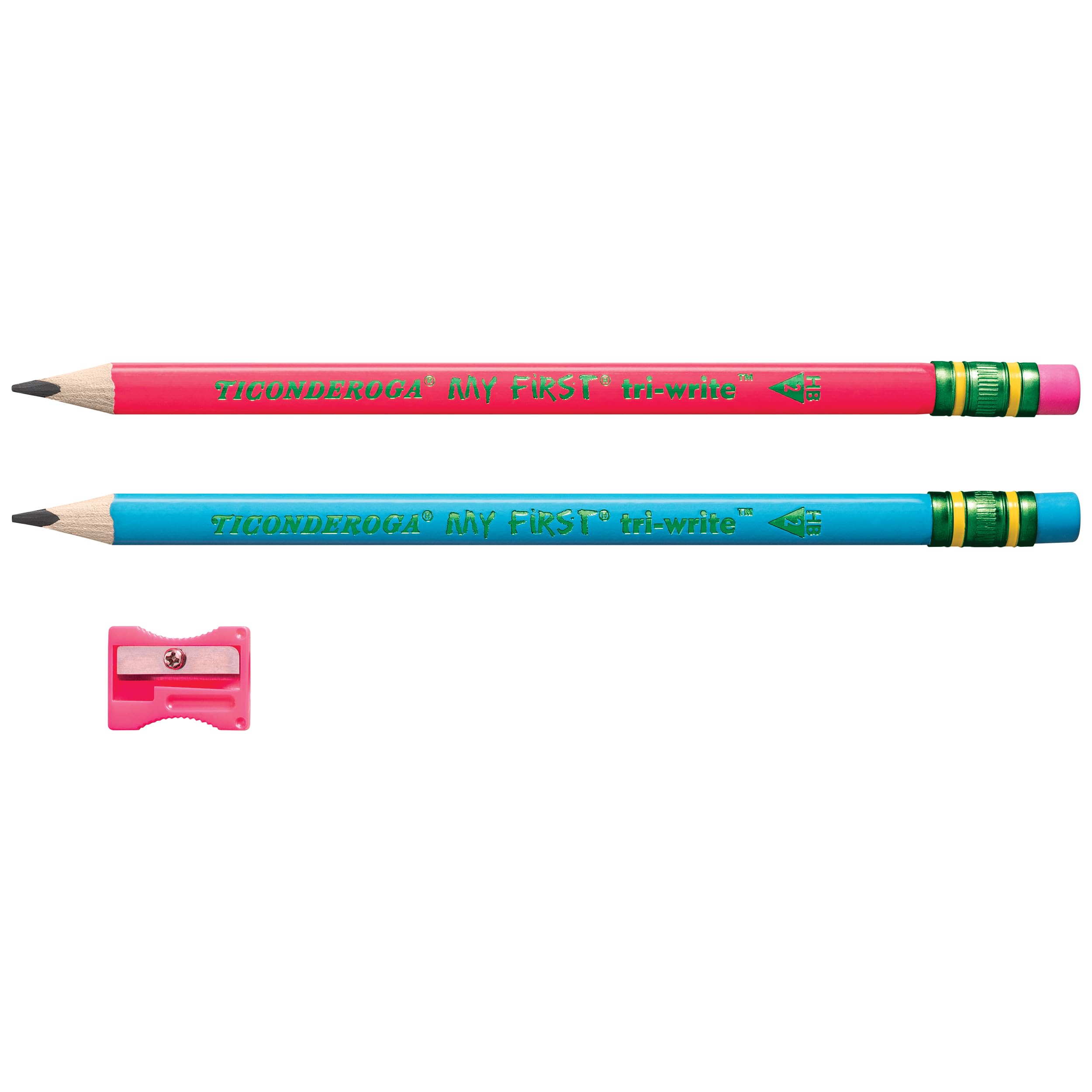 Snapklik.com : Ticonderoga My First Tri-Write Wood-Cased Pencils