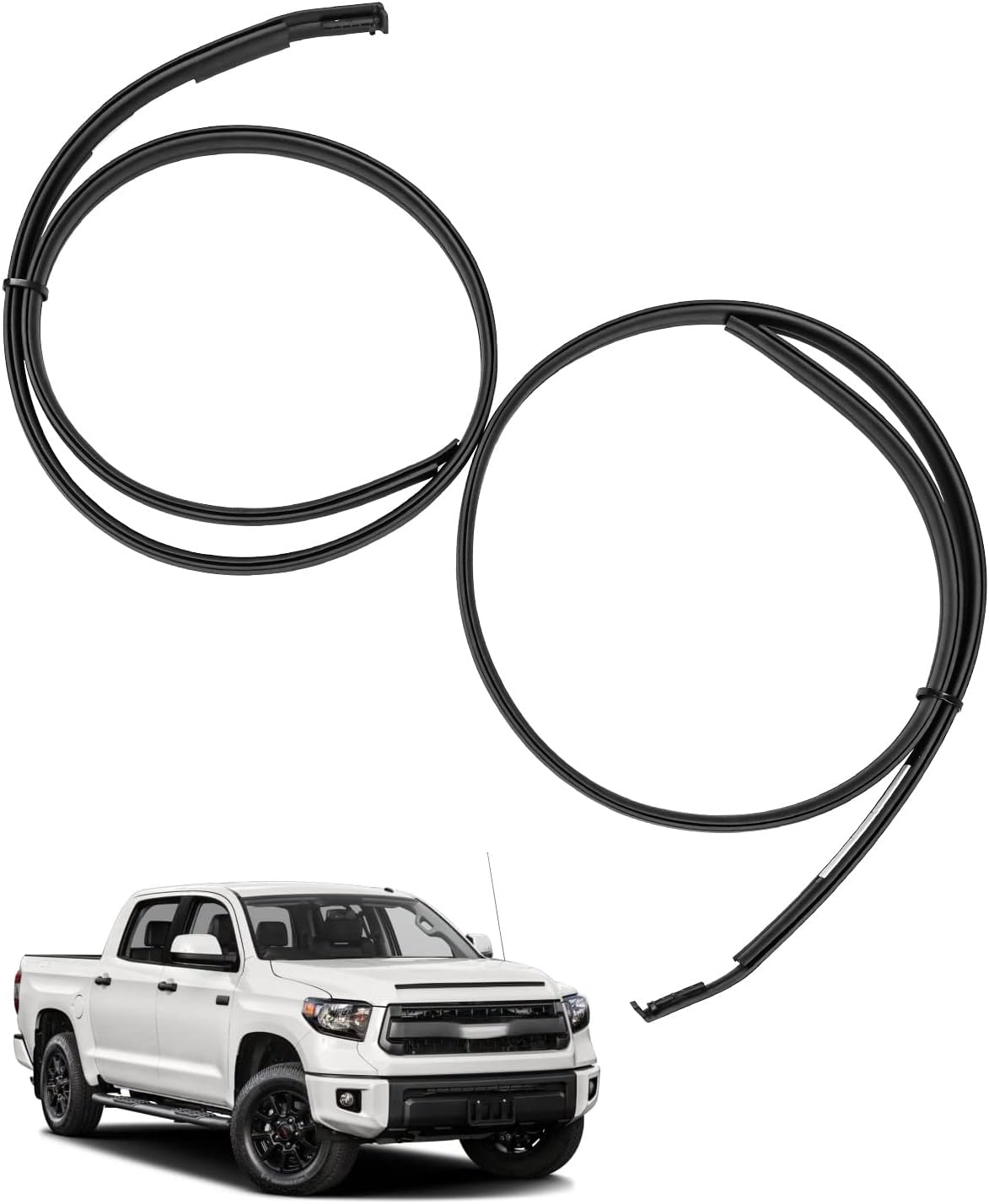 Amazon.com: 1 Pair Roof Molding Drip Weatherstrip Fit for Toyota Tundra ...