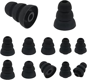 Amazon.com: ALXCD Triple Flange Ear Tip, 6 Pairs S/M/L Size Triple ...