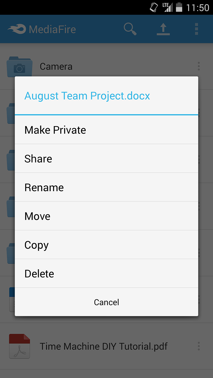 MediaFire - App on the Amazon Appstore