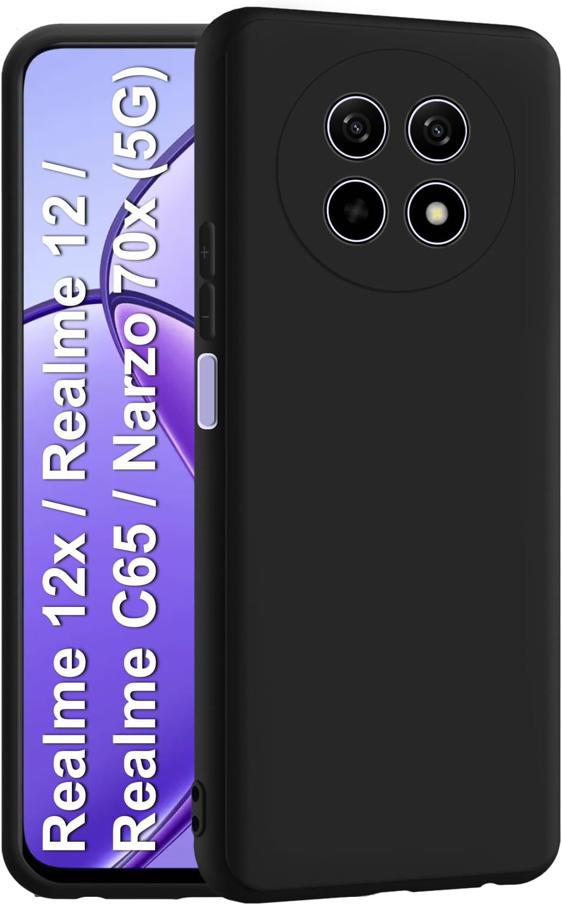 Spazy Case® Realme Narzo 70x 5G / Realme 12 5G / 12X 5G / Realme C65 5G ...