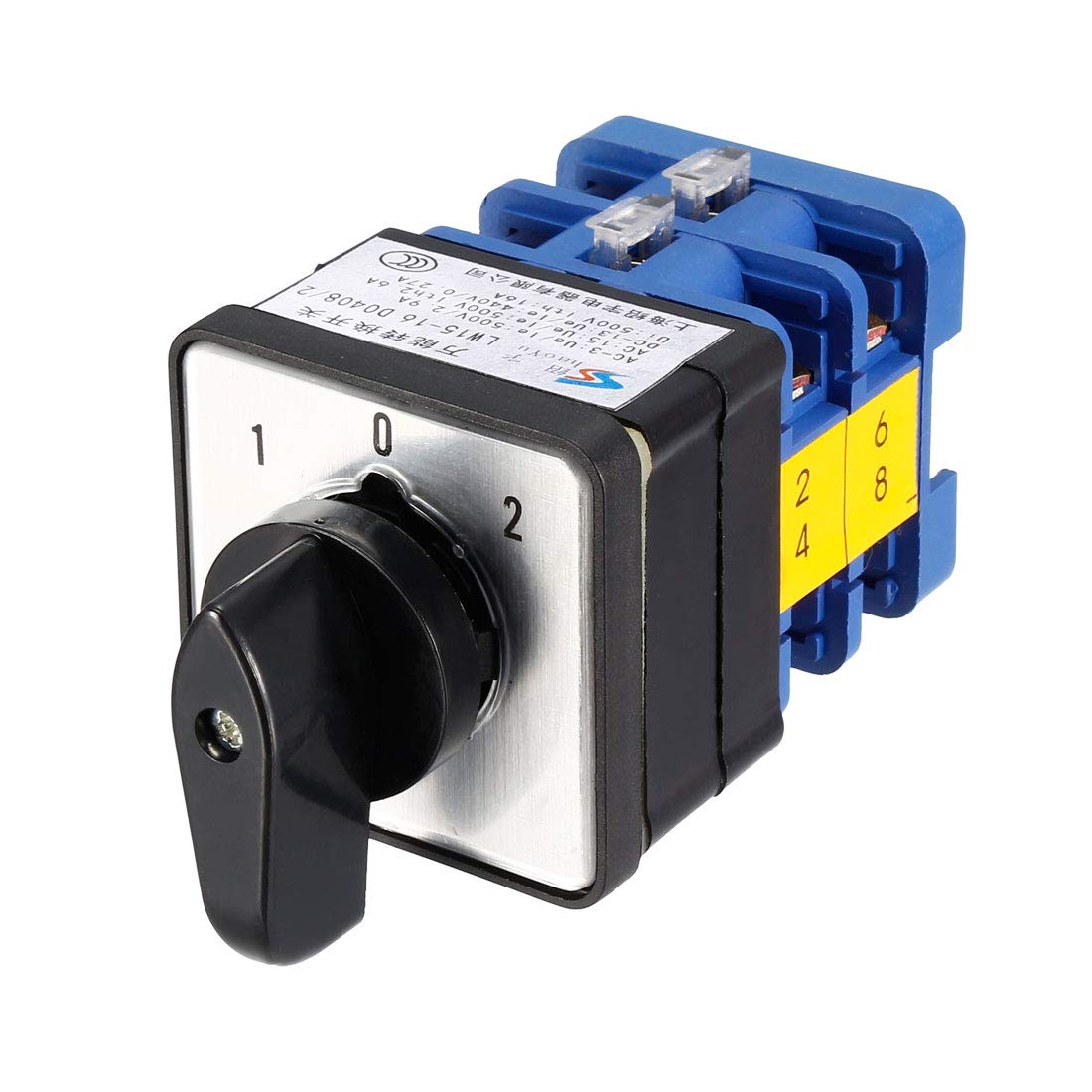 Buy uxcell Changeover Switch 3 Position Rotary Selector Cam Switch ...