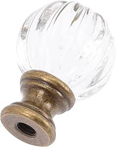 HOMOCONO Shade Knob Lamp Finial for Lamp Shade Ceiling Light Table Lamp ...