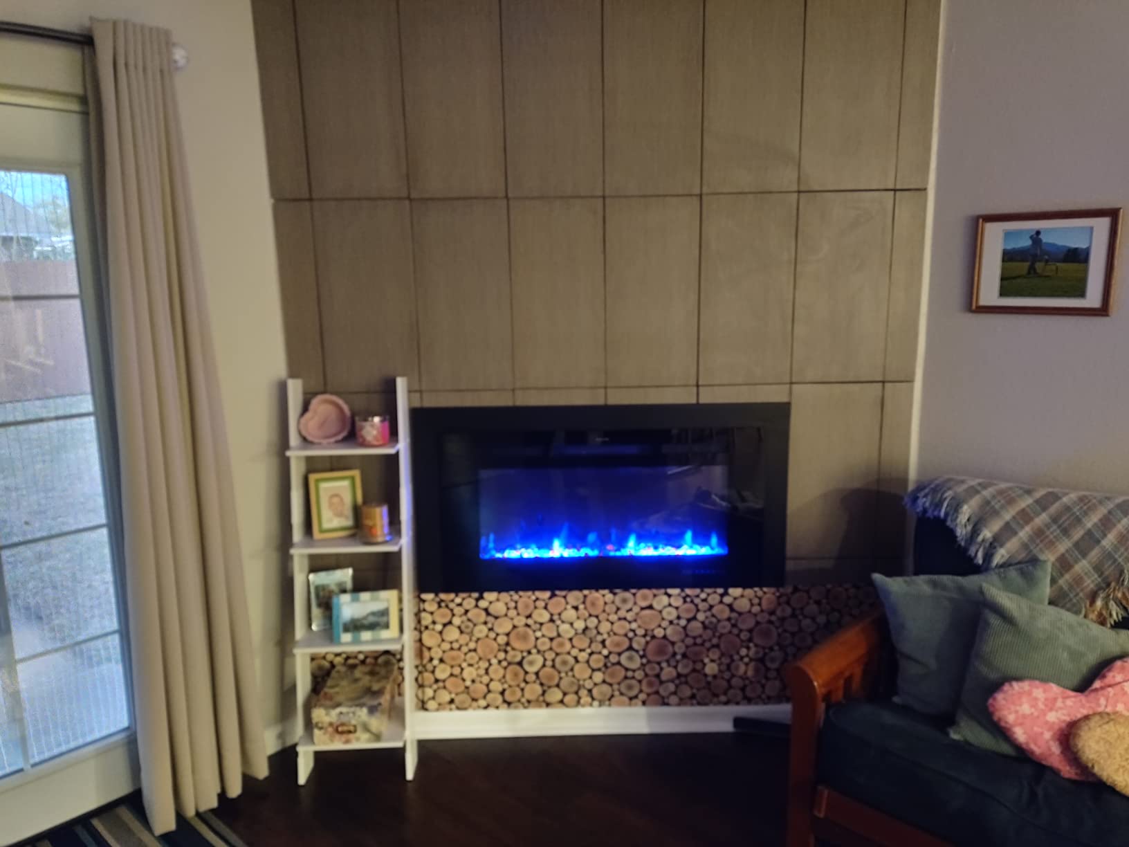 $17/mo - Finance Masarflame 54 Inch WiFi Smart Electric Fireplace ...