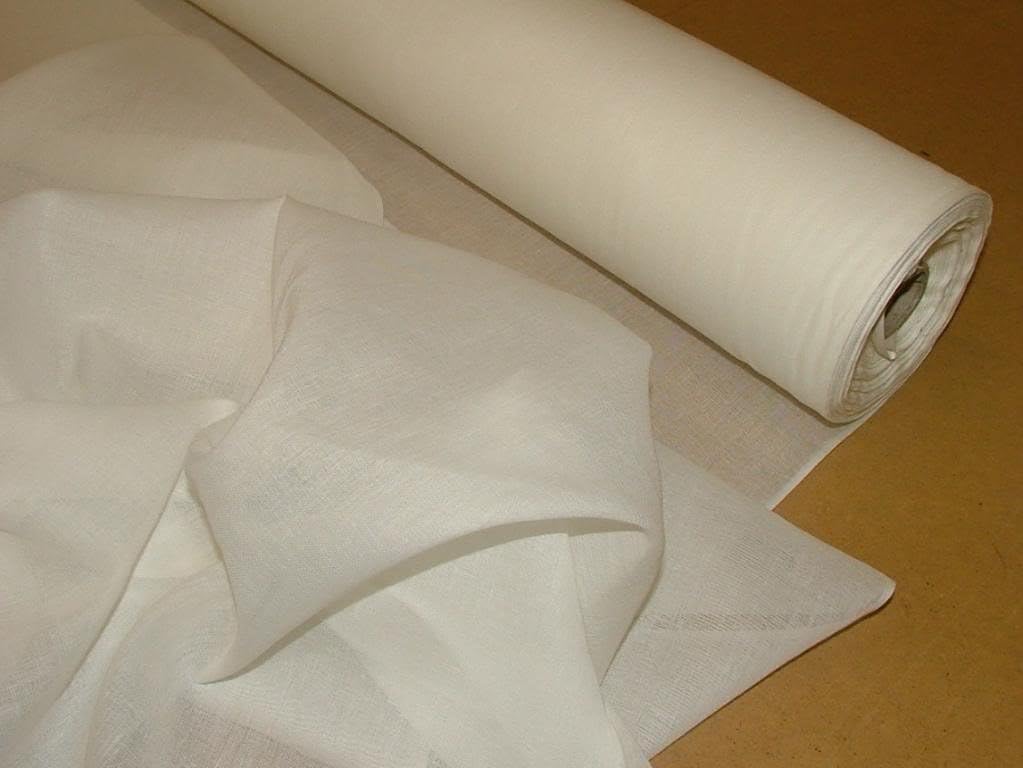 Wide Egyptian Draping Muslin Fabric, 152cm Wide, White : Amazon.co.uk ...