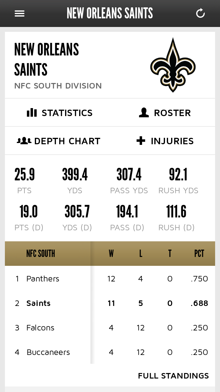 New Orleans Saints - App on Amazon Appstore