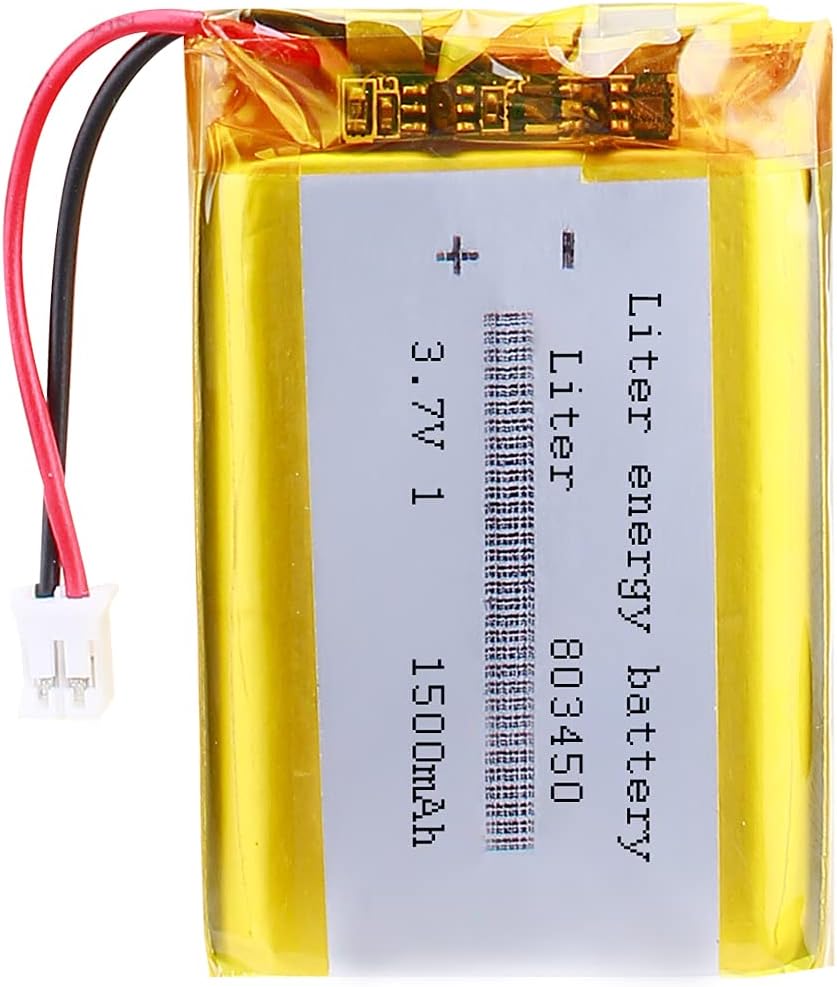 Amazon.com: Liter 3.7V 1500mAh 803450 Lipo Battery Rechargeable Lithium ...