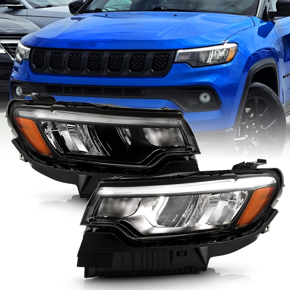 Snapklik.com : For 2022-2023 Jeep Compass LED Reflector Type Upgrade ...